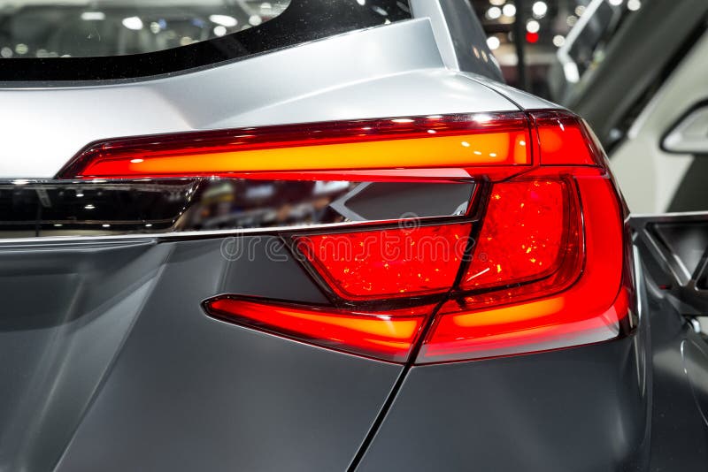 Detail on the Rear Light of a Car. Stock Photo - Image of rear, style ...