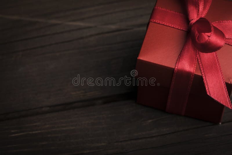 Single gift box stock image. Image of birthday, christmas - 126918025