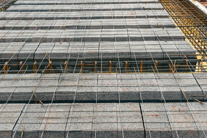 Detail of Reinforced Concrete Slab Under Construction Stock Photo ... Detail of Reinforced Concrete Slab Under Construction Stock Photo ...