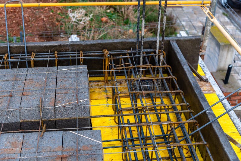 Detail of Reinforced Concrete Slab Under Construction Stock Photo ... Detail of Reinforced Concrete Slab Under Construction Stock Photo ...