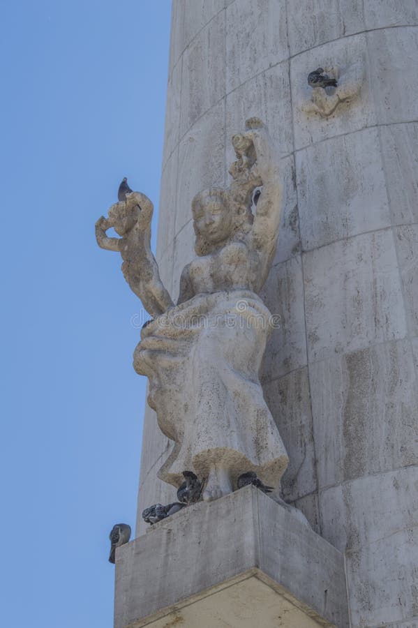 Detail of the Remembrance of the Dead Statue at Amsterdam the ...