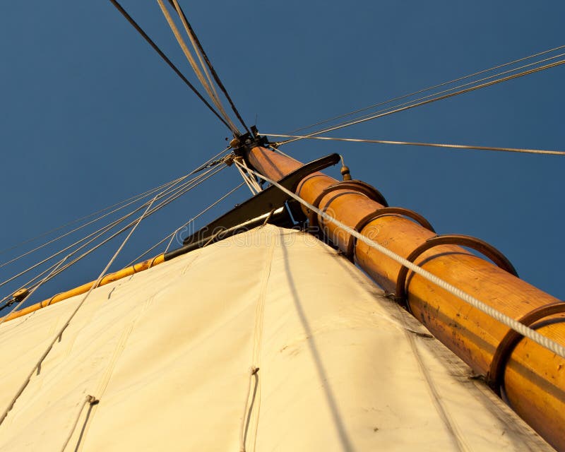 Detail of Rigging stock photo. Image of wood, support - 20467502