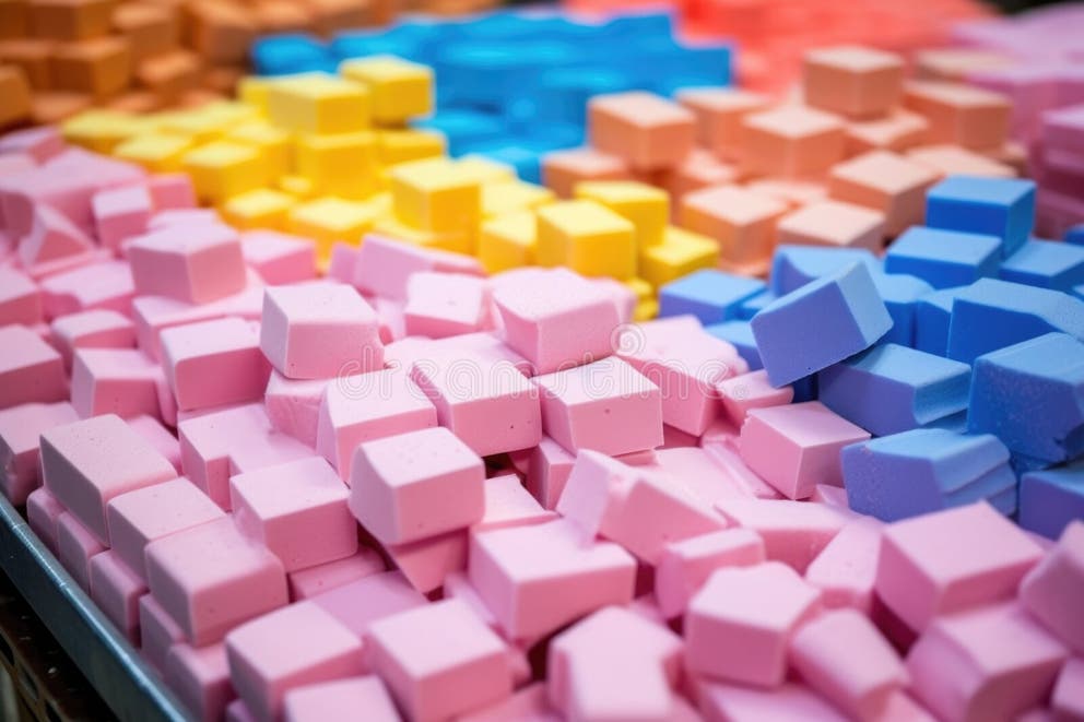 Detail of Rubber Erasers during Cooling Process Stock Image - Image of ...