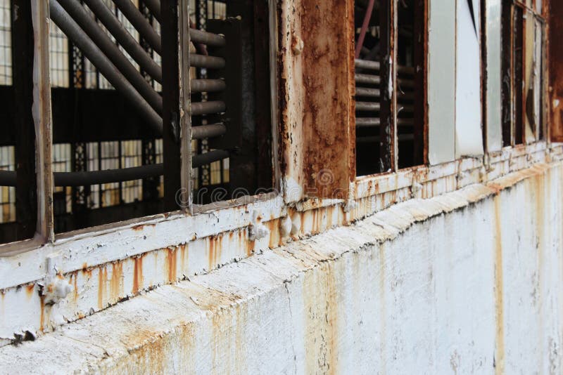 Detail of Rusted Window Frames Stock Image - Image of exterior, decay ...