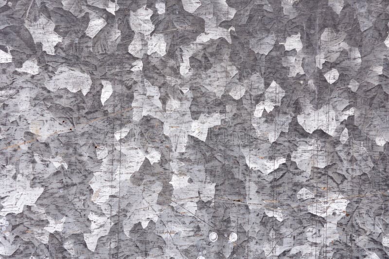 Detail of a Scratched and Old Galvanized Stock Image - Image of pattern ...