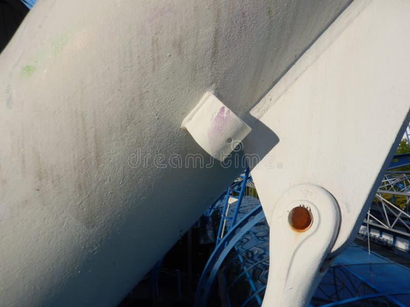 Detail of Connection of a Steel Structure Stock Photo - Image of modern ...