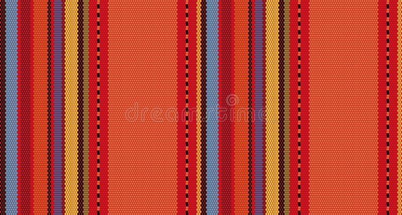 Mexican Rug Pattern. Serape Stripes Vector Stock Vector - Illustration ...