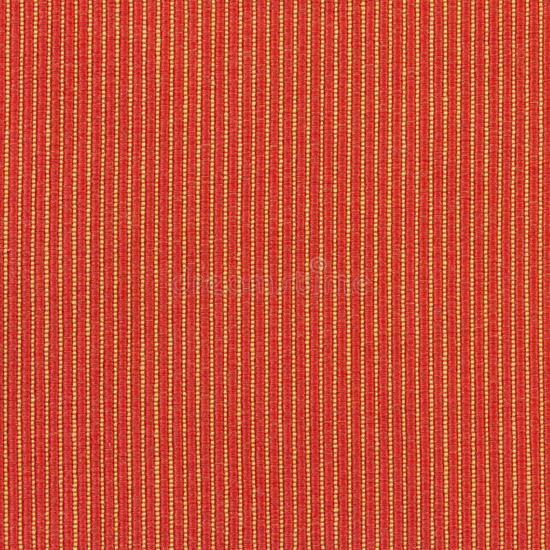 Detail of Seamless Red and Yellow Striped. Fabric Texture. Background ...