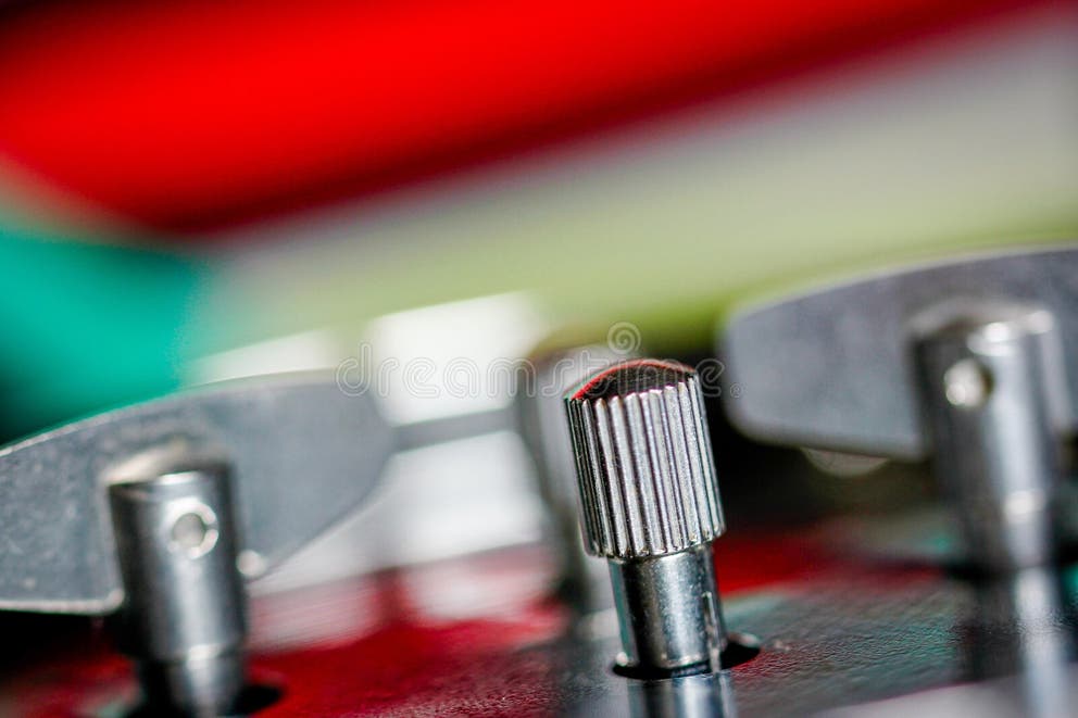 Detail Setting Wheels of Analog Clock Mechanism Stock Image - Image of ...