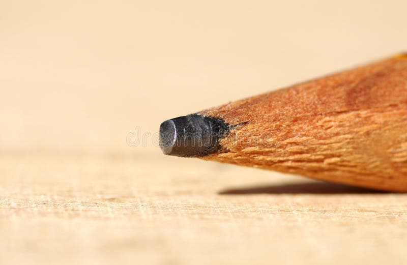 Detail of a sharp pencil stock photo. Image of equipment - 104499322