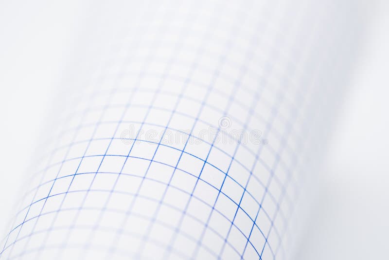 Detail of a Sheet of Graph Paper Stock Photo - Image of vector, squared ...
