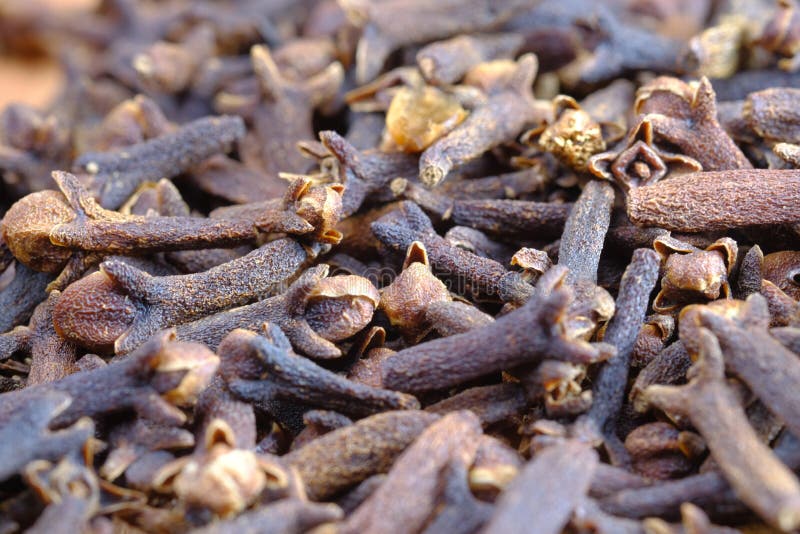 Detail Shot of Cloves on Table Stock Image - Image of cloves, dried ...
