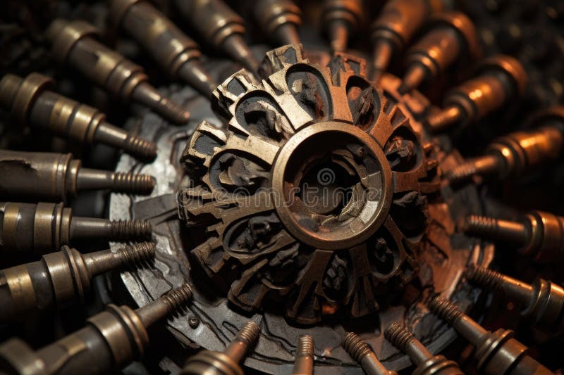 Detail Shot of the Drill Bits on a Tunnel Boring Machine Stock Photo ...