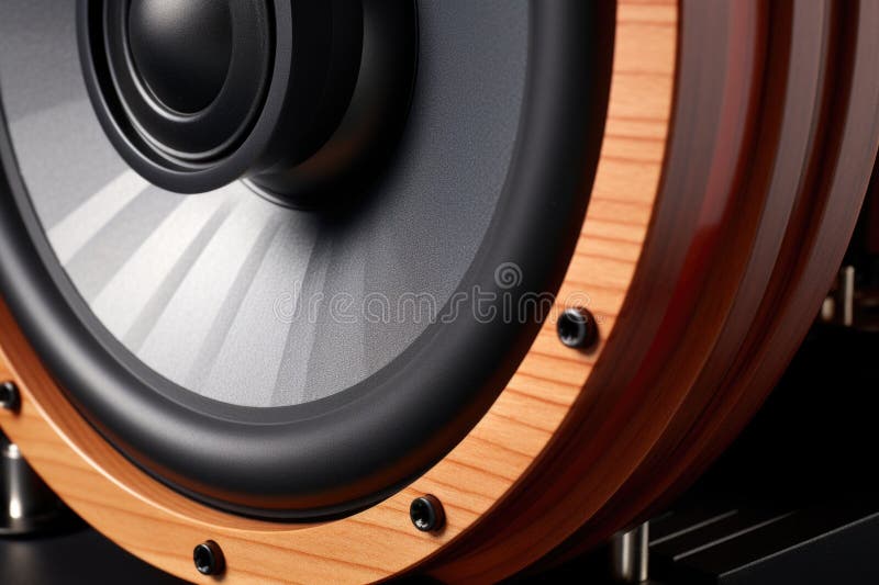 Detail Shot of High Frequency Tweeter Speaker Stock Photo - Image of ...