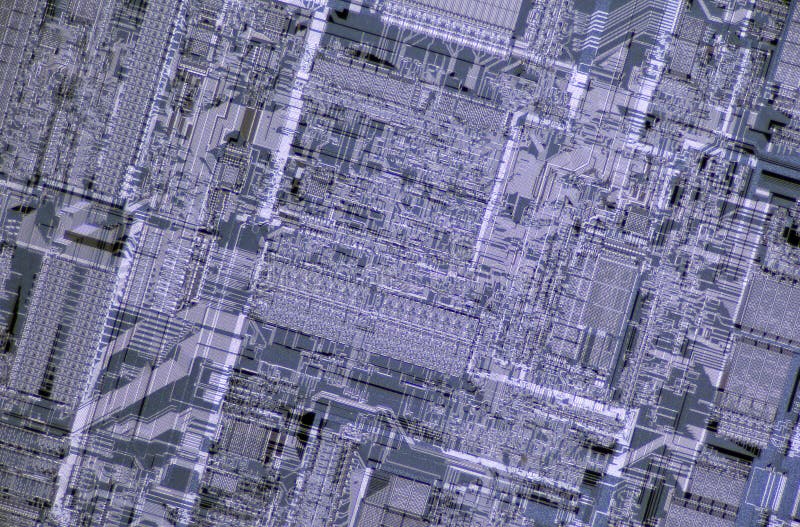 Silicon Wafer of SIM Cell Phone Chips Stock Photo - Image of ...