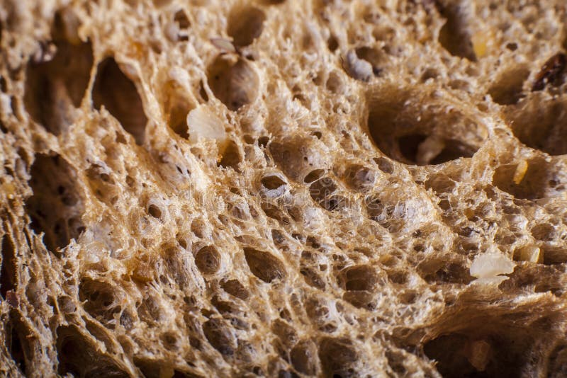 A Detail of a Slice of Bread Stock Image - Image of program, slice ...
