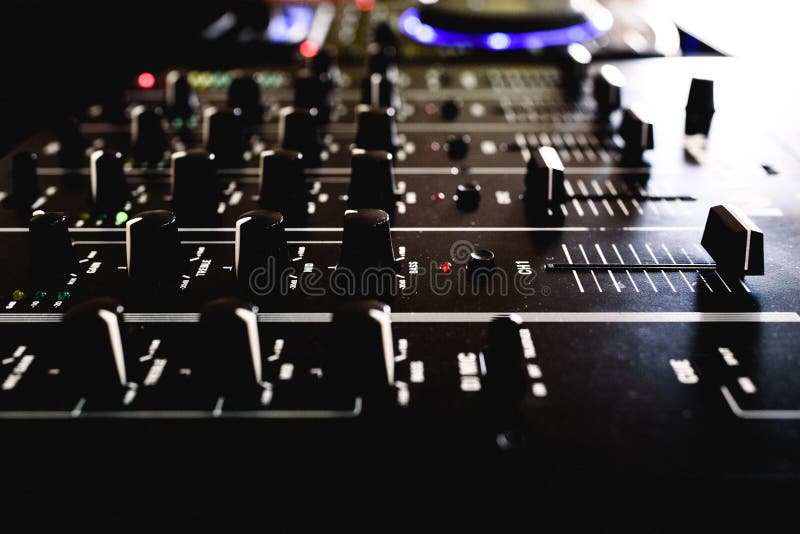 Detail of the Sliders of an Audio Mixer for DJ Stock Photo - Image of ... Detail of the Sliders of an Audio Mixer for DJ Stock Photo - Image of ...