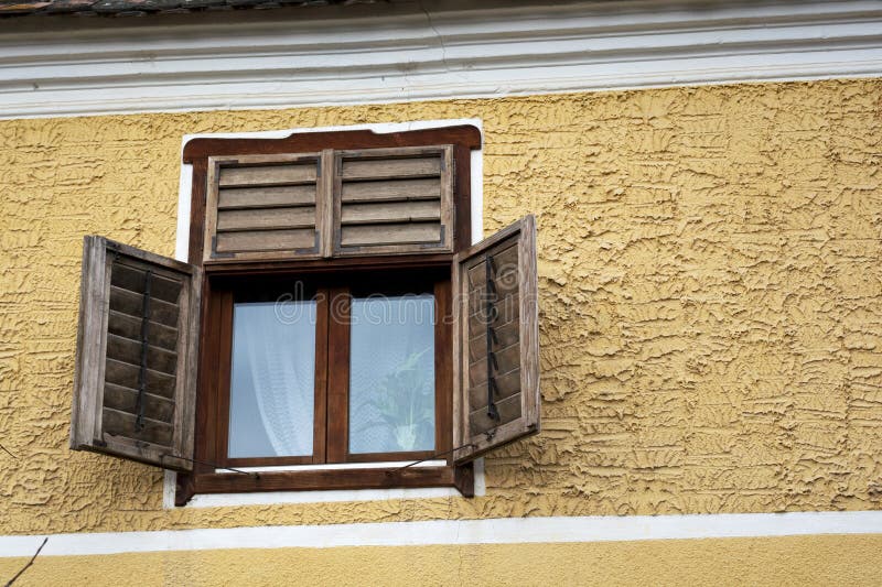 Small Windows on a Textured Facade Stock Image - Image of facade ...