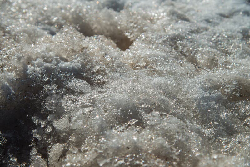 Detail of Snow on the Floor Stock Photo - Image of field, background ...