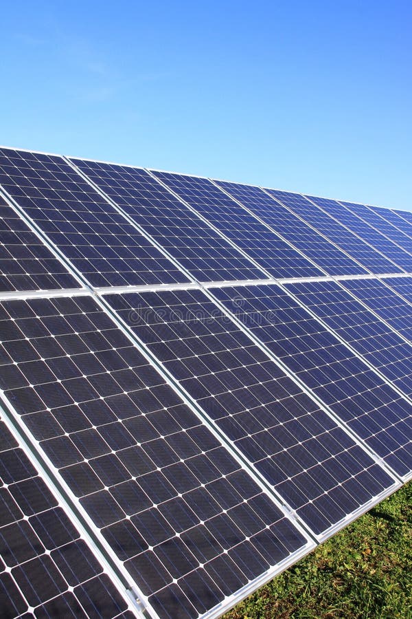 Detail of the Solar Power Station Stock Photo - Image of sell ...