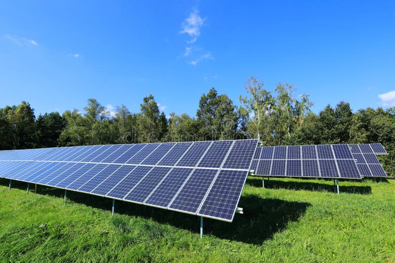 Detail of Solar Power Station Stock Photo - Image of energy, nature ...