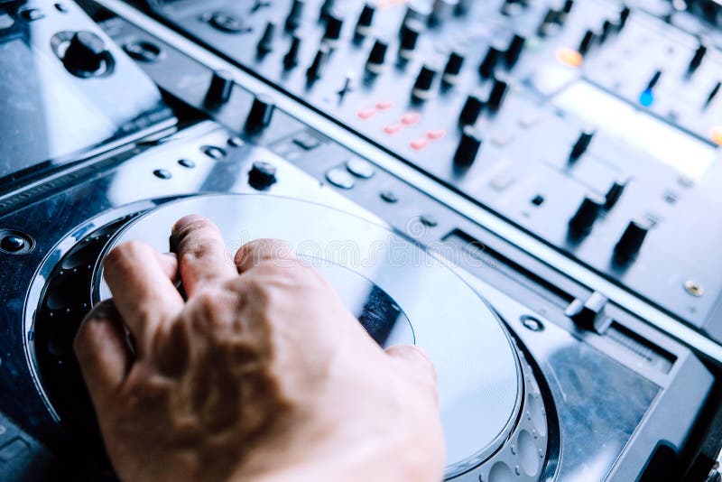 Sound mixer controller stock image. Image of music, production - 139606541