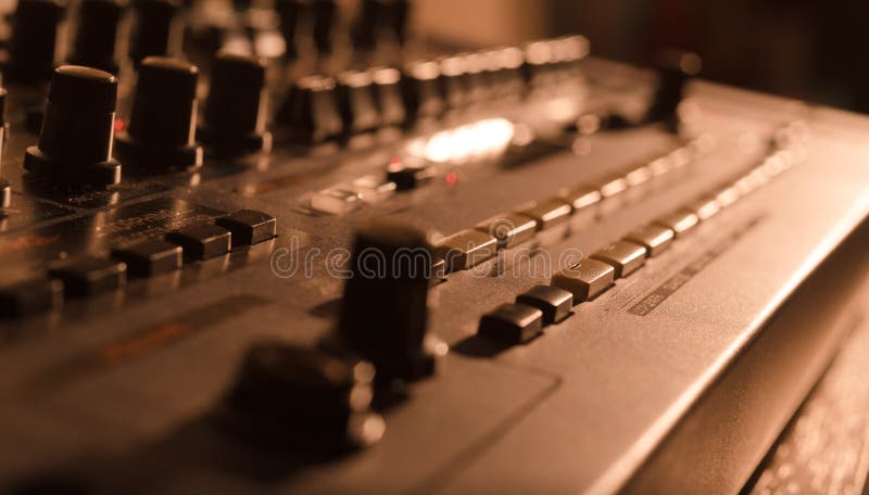 Detail of Sound Module stock photo. Image of analog, electronica - 31479448