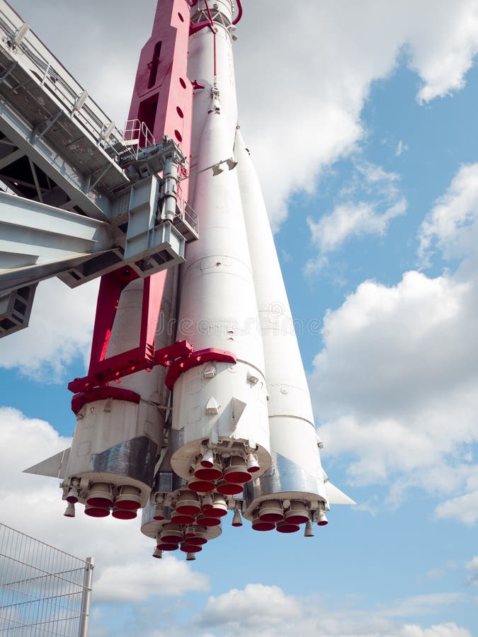 Detail of Space Rocket Engine. Part of the Rocket, Close-up Editorial ...
