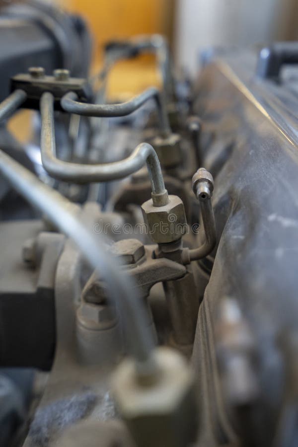 Detail of Spark Plugs in Truck Engine Stock Image - Image of machine ...