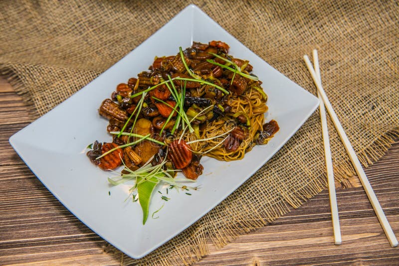 Detail on Special Designe for Food on Plate Stock Photo - Image of fine ...