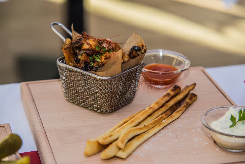 Detail on Special Designe for Food on Plate Stock Photo - Image of ...