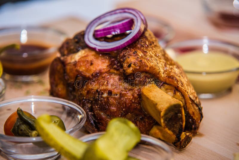 Detail on Special Designe for Food on Plate Stock Image - Image of ...