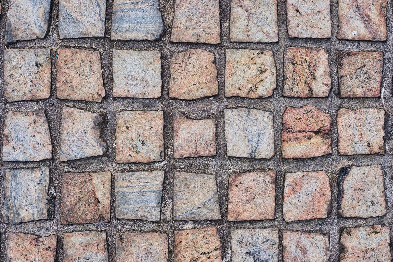 Detail of Square Ceramic Paving or Cobble Stones Stock Photo - Image of ...