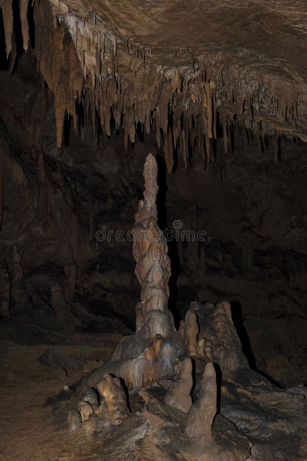 Detail of Stalactite in Aggtelek Cave Stock Image - Image of rock ...