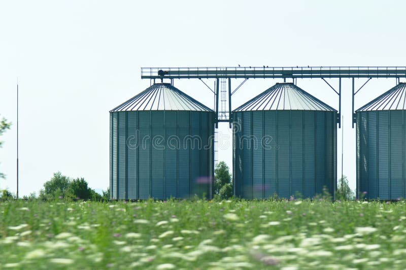Silo stock image. Image of detail, economy, background - 120555723