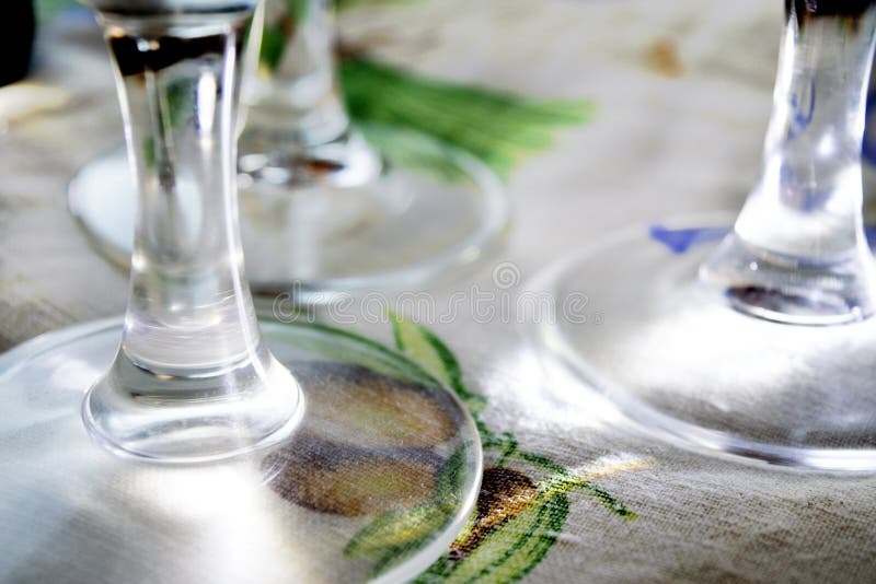 Detail of Stem and Circular Base of a Stemware Stock Image - Image of ...