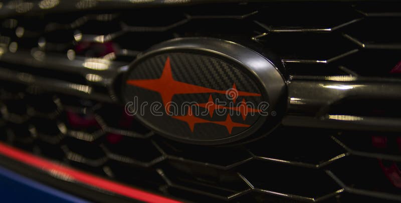 Detail of Subaru Logo on a Car Grill Editorial Stock Photo - Image of ...