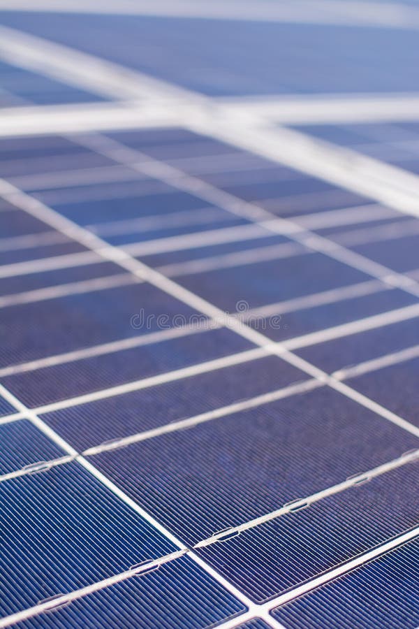 Detail of the Surface of the Solar Panels Stock Image - Image of ...