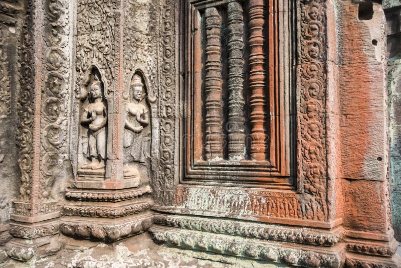 Detail of a temple wall stock image. Image of history - 92953567