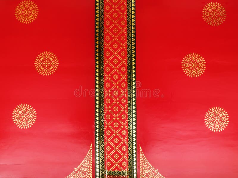 Detail of Thai Temple Ceiling Stock Image - Image of golden, detail ...