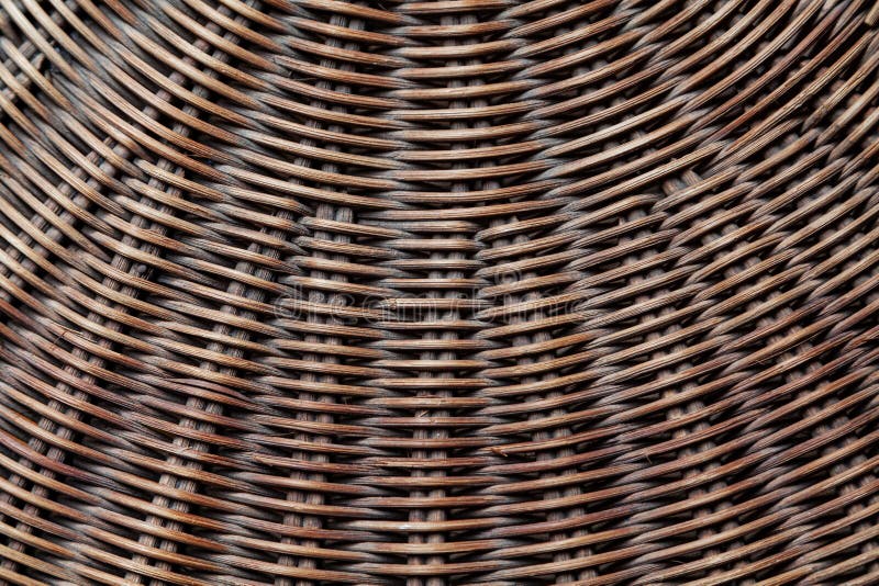Detail of a Top of a Woven Wicker Table Stock Photo - Image of wicker ...