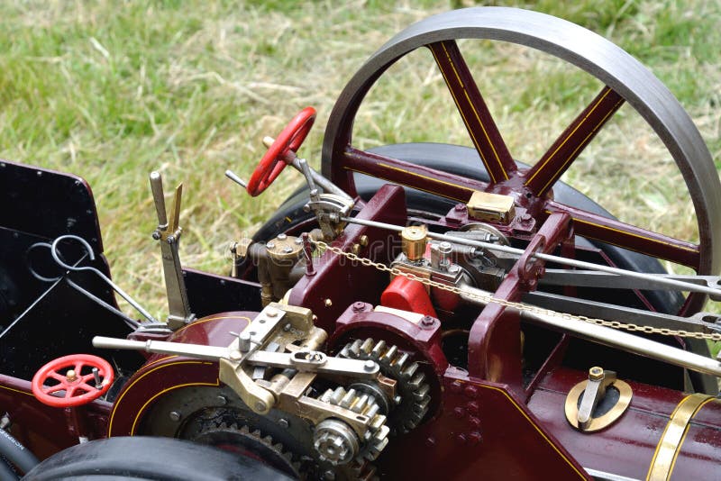 Detail of traction engine stock image. Image of tank - 31527245