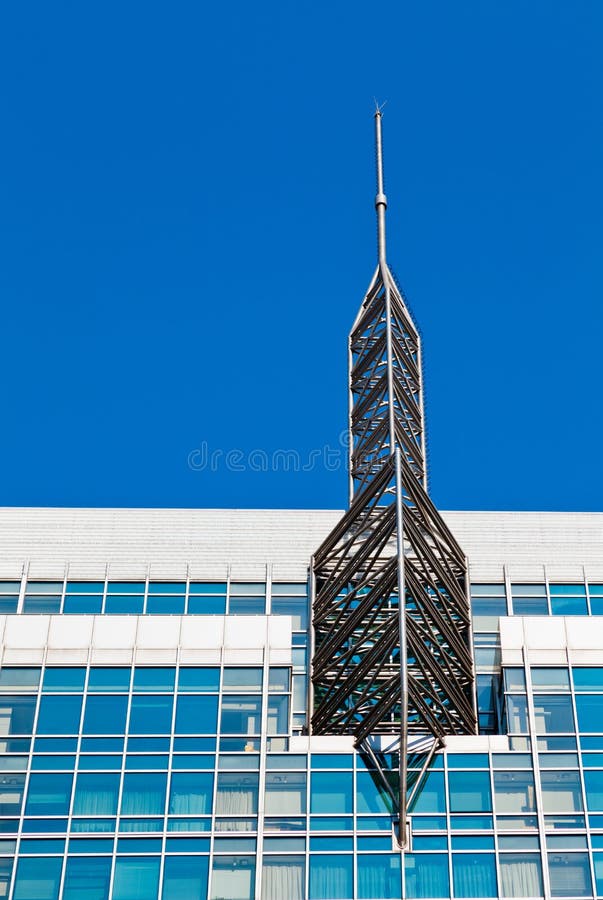 Detail of Transmitter Tower Stock Image - Image of background ...
