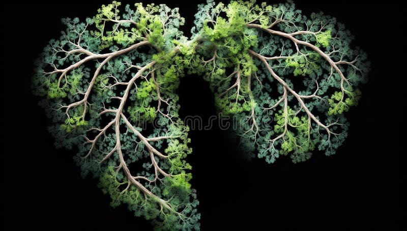 Detail of a Tree Branch Full of Leaves. AI Generated Stock Photo ...