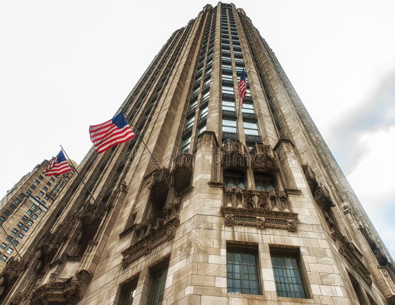 Office Building Chicago editorial stock photo. Image of business - 99554623