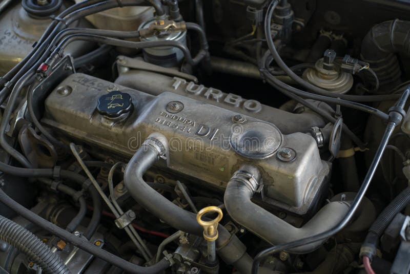 Detail of a Turbo Diesel Engine 3 Editorial Stock Image - Image of ...