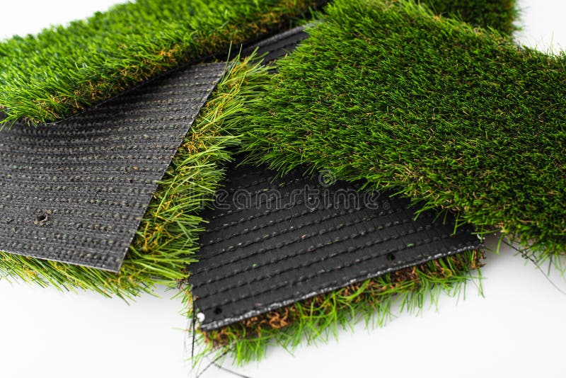Detail of Types of Artificial Grass in a Sample Book Stock Image ...