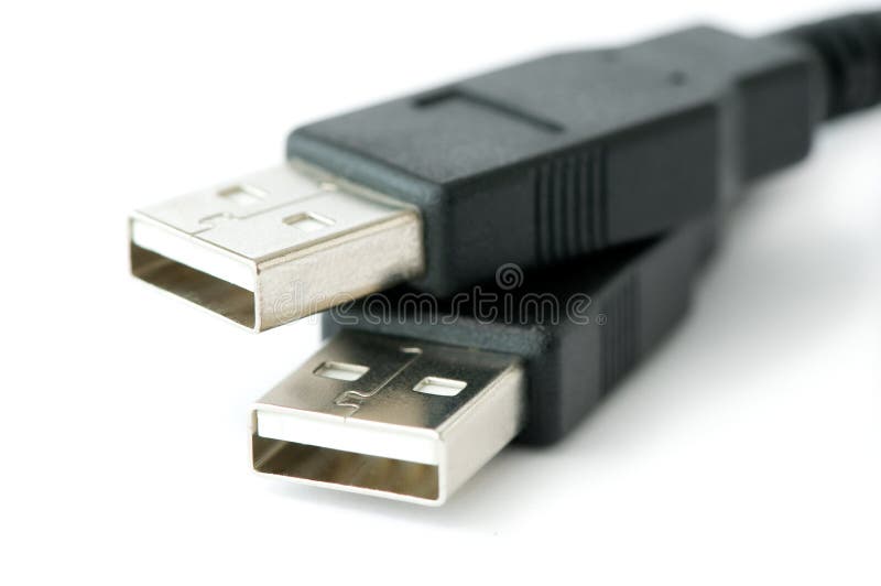 USB Plug stock image. Image of cable, plug, chrome, silver - 11237