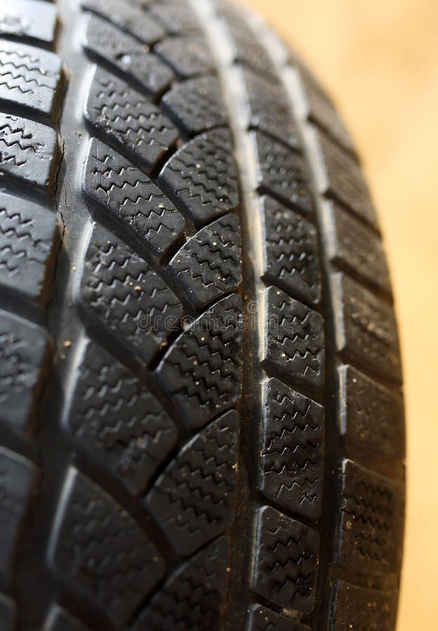 Detail Van Het Profiel Van De Autoband Stock Foto - Image of wiel ...