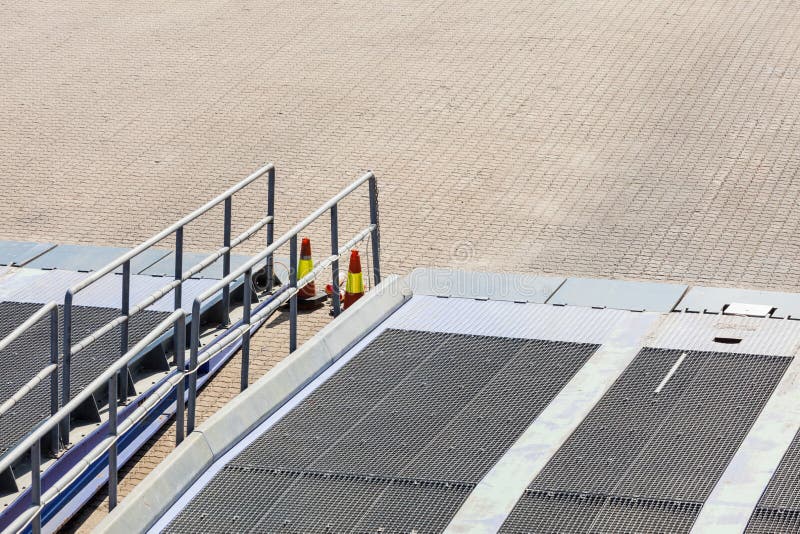 Detail View of Ferry Boat Ramp Stock Image - Image of deck, ship: 113557043